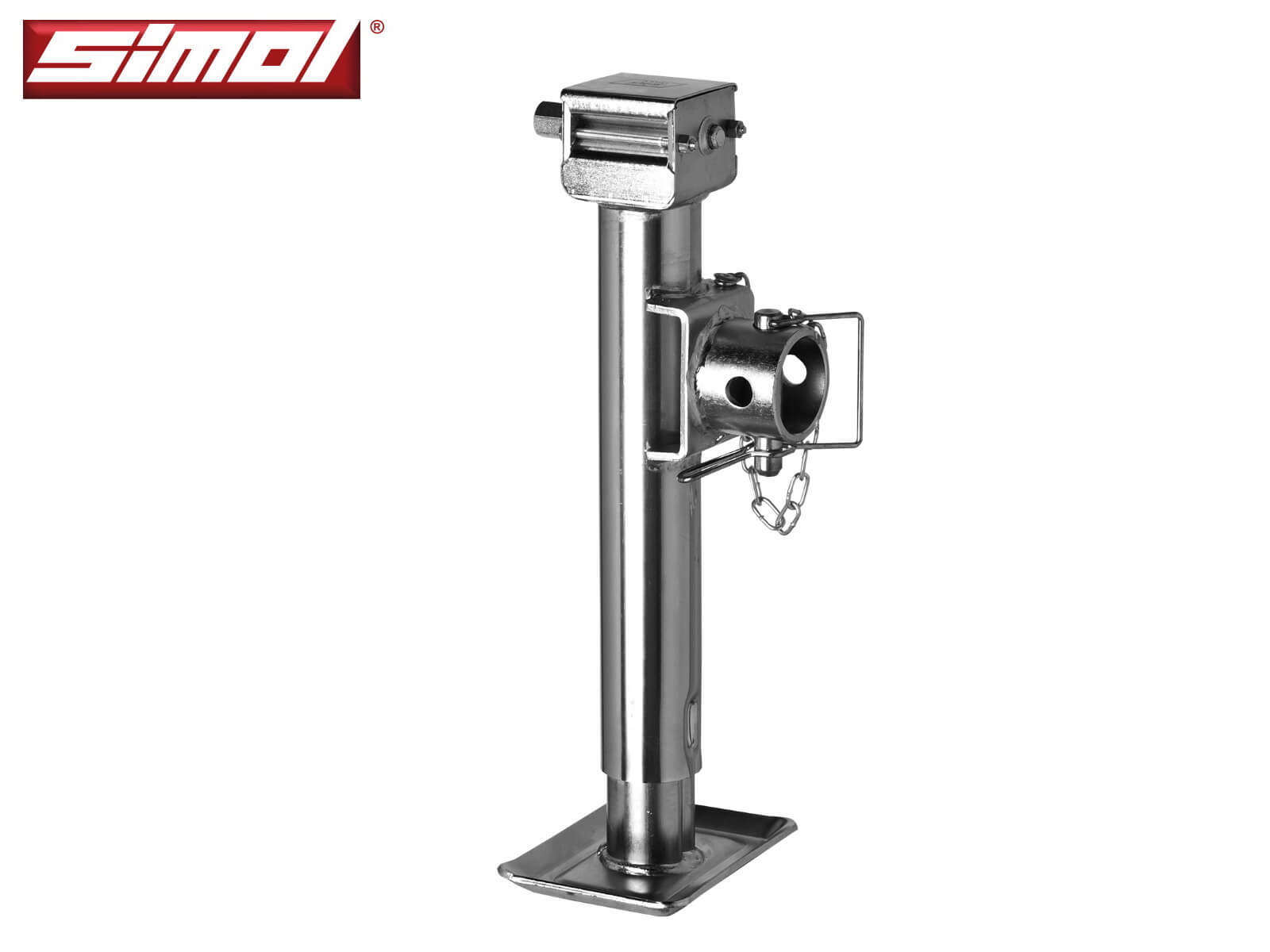Simol Stützfuß 430 mm 1300 kg Anhänger Ausdrehstützen Schwenkstützen ...