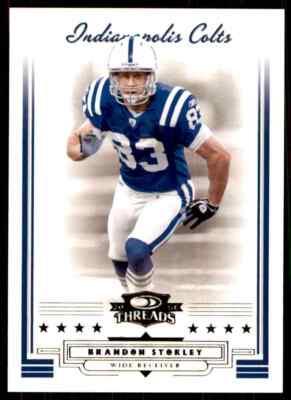 2006 Donruss Threads Brandon Stokley 222/250 Indianapolis Colts | eBay