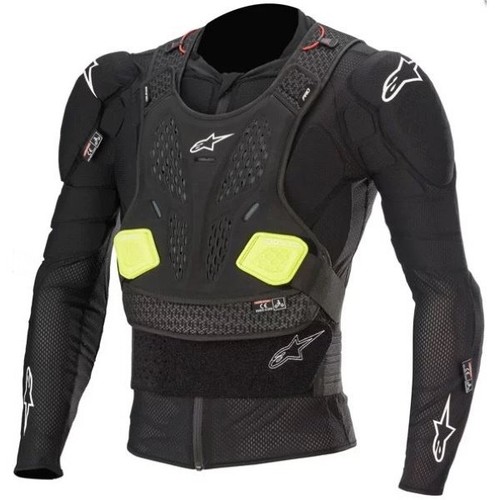 Alpinestars Bionic Pro V2 Motorcycle Jacket Black Yellow Fluo | eBay UK