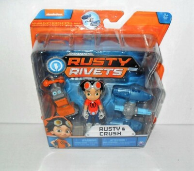 SPIN MASTER NICKELODEON RUSTY RIVETS FIGURE RUSTY & CRUSH NEW | eBay