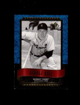George Kell 2003 SP Legendary Cuts Detroit Tigers parallel card #25/275 ...
