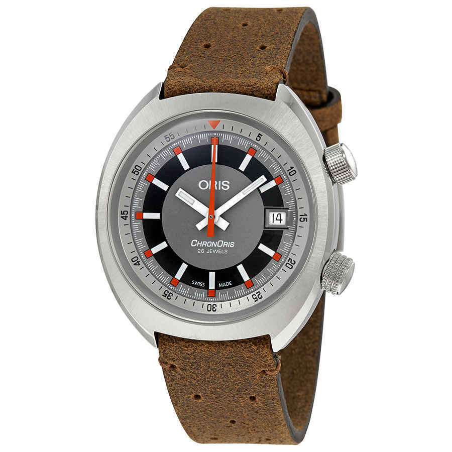 Oris Chronoris Gray Men's Watch - 01 733 7737 4053-07 5 19 43 for sale ...