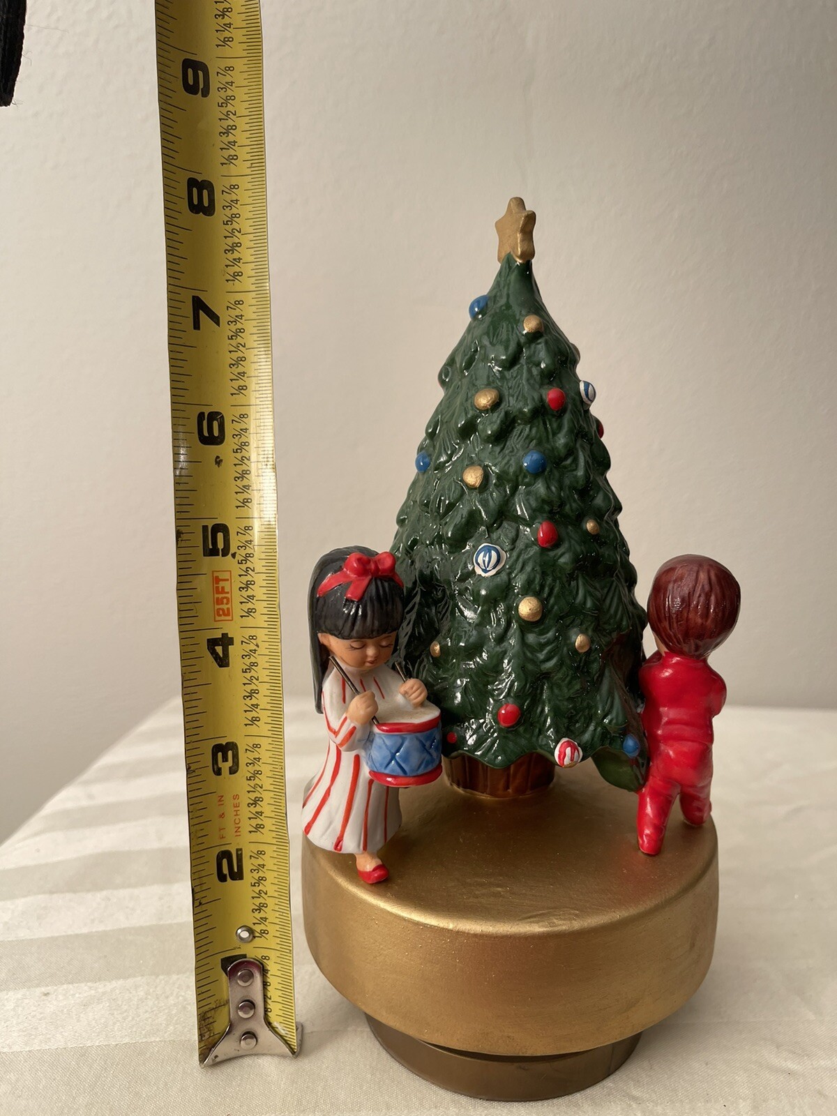 Vintage 1977 Gorham Moppets Oh Christmas Tree Music Carousel Made Japan ...