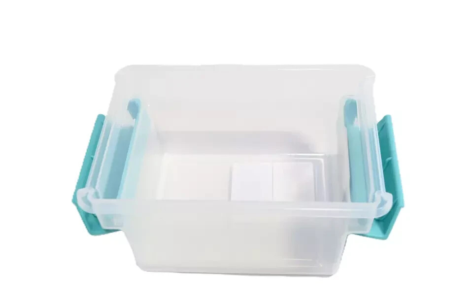 Sterilite Mini Clip Box Clear with Blue Aquarium Latches 6-Pack 1969 | eBay