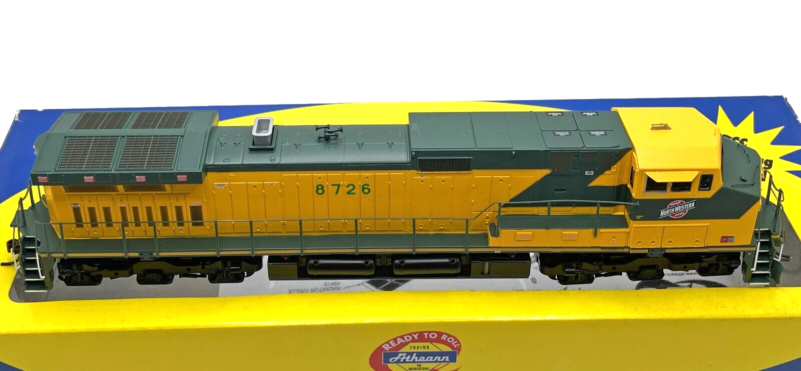 HO ATHEARN 80888 DASH 9-44CW CHICAGO & NORTH WESTERN CNW 8726 DCC QUICK ...