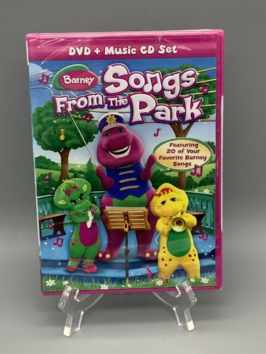 BARNEY Songs From The Park DVD + Music CD Set Full Screen Brand New ...