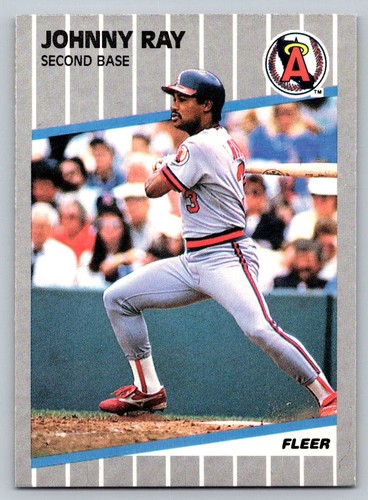 1989 Fleer #487 Johnny Ray California Angels | eBay