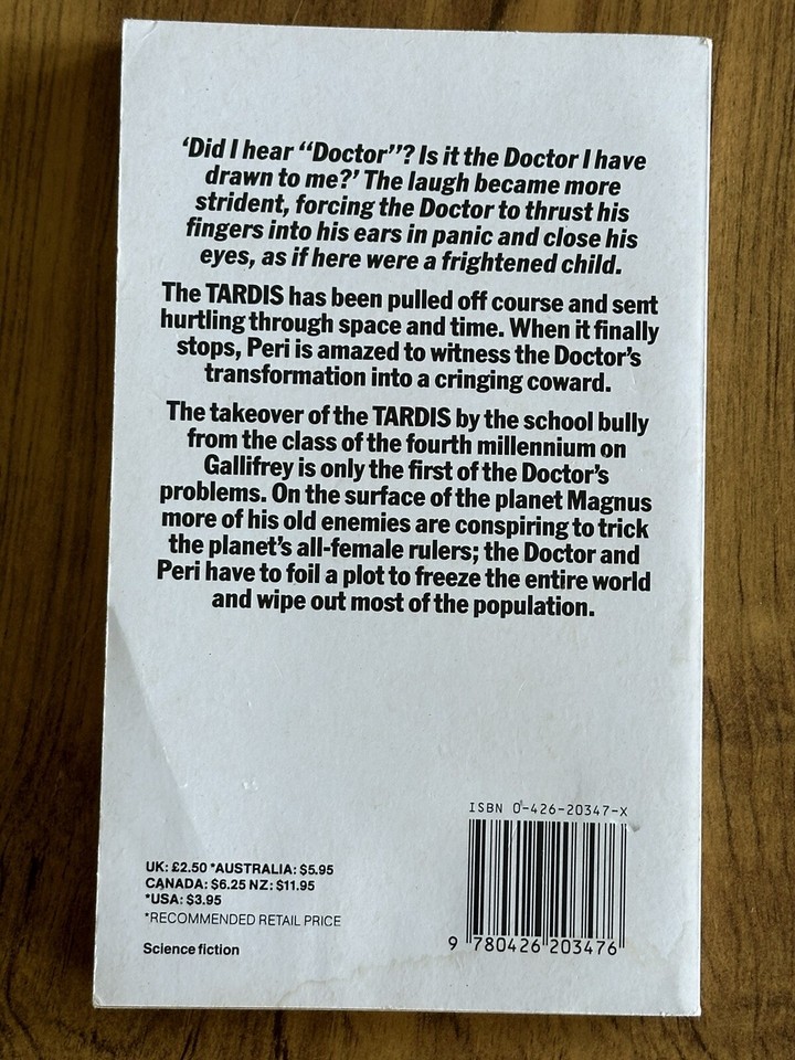 Target Doctor Who -Missing Episodes, Mission To Magnus By Philip Martin ...