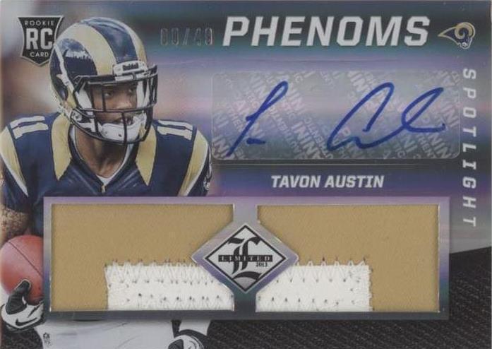 2013 Panini Limited - Phenoms Tavon Austin #235 Spotlight Silver /49 ...