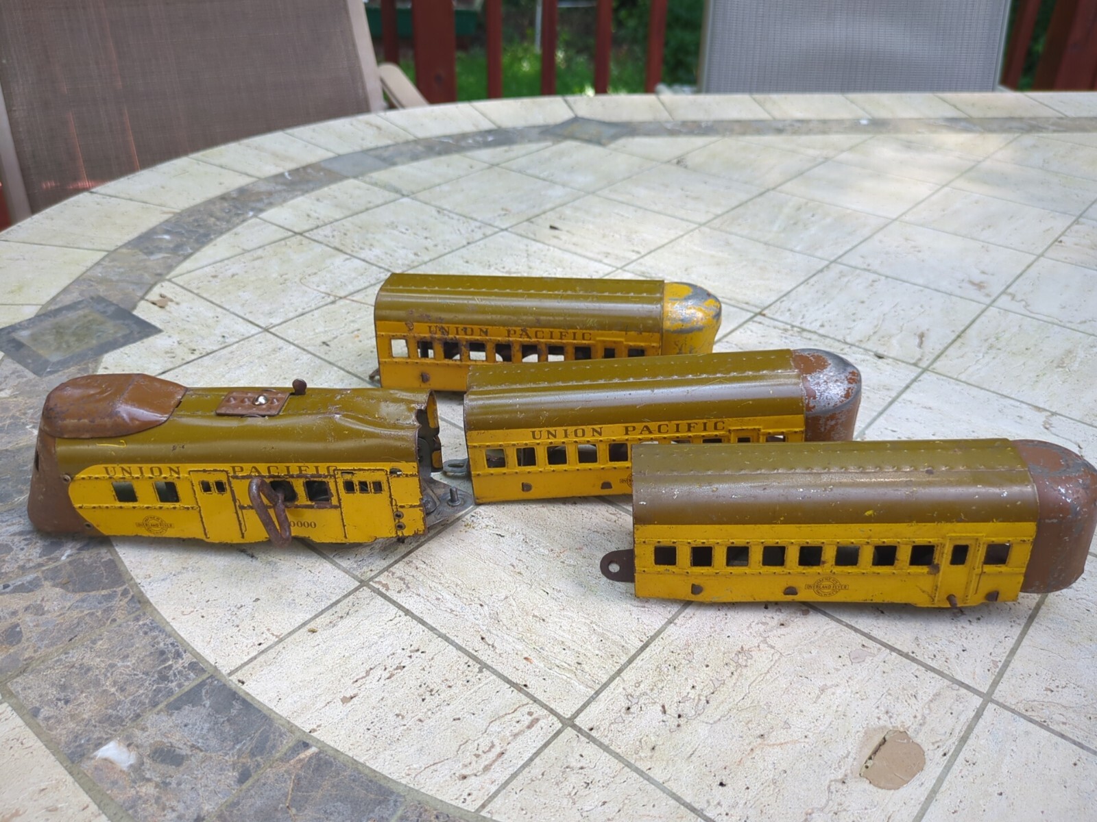 Hafner M-10000 Overland Flyer Union Pacific Train Set | eBay