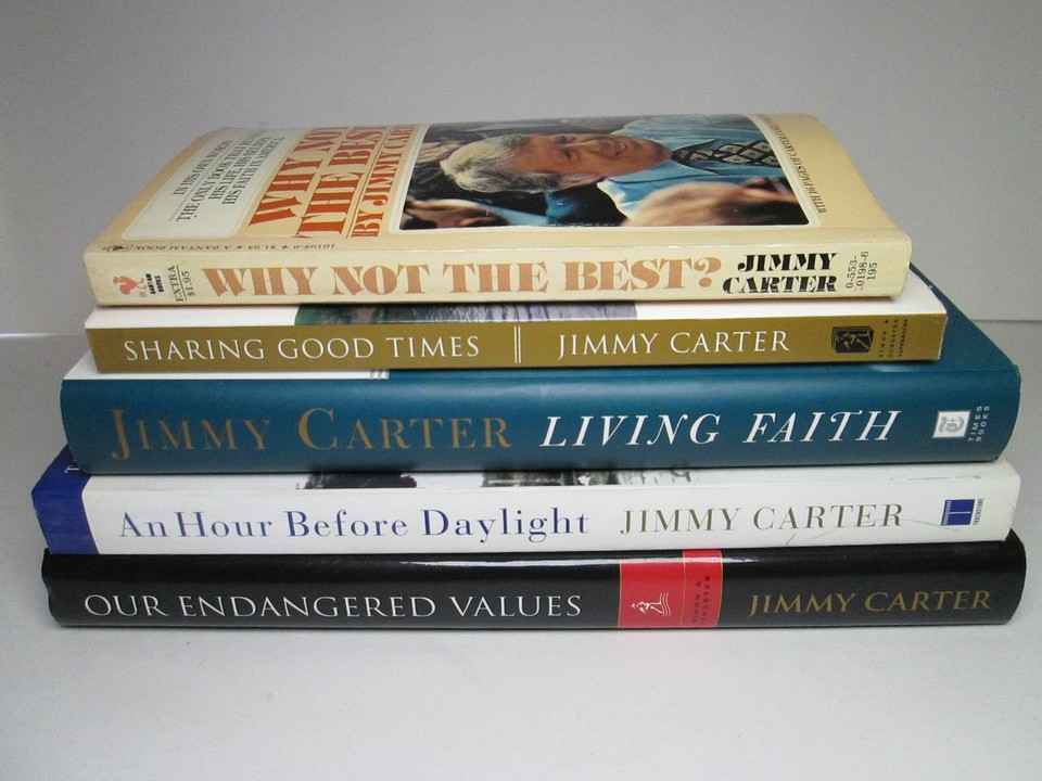 President Jimmy Carter Book Lot Politics US History Government Faith ...