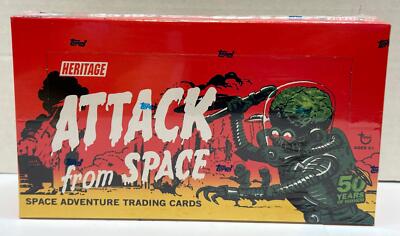 Mars Attacks Attack From Space Retail Card Box 24 Pack Factory Sealed 2012 Topps | eBay