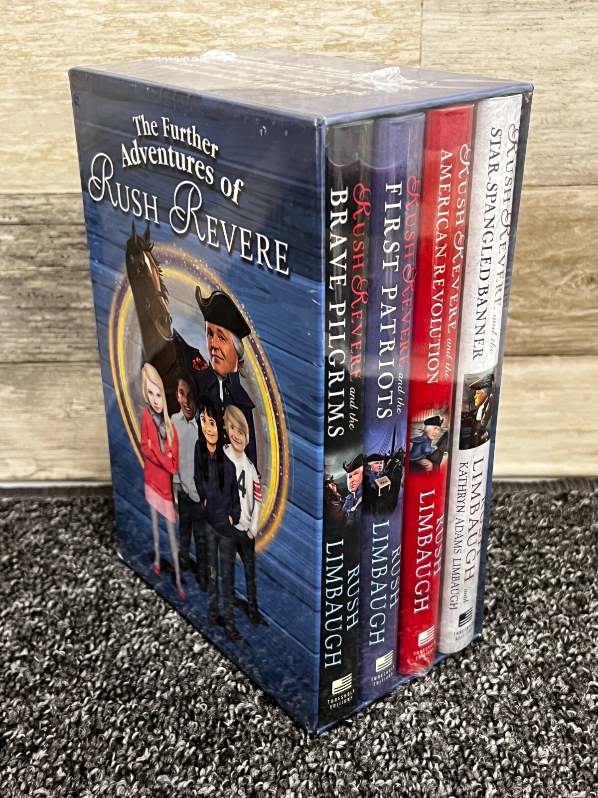 The Further Adventures of Rush Revere - Box Set 4 Hardcover Books ...
