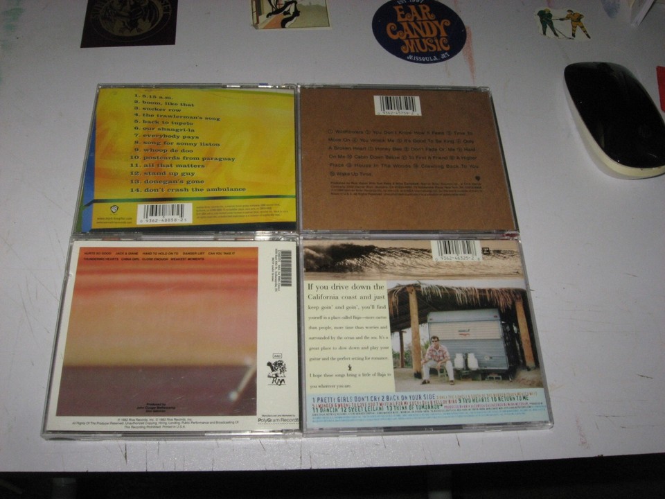 LOT of 4 CD SINGER-SONGWRITERS Tom Petty,John Cougar, Chris Isaak, Mark ...