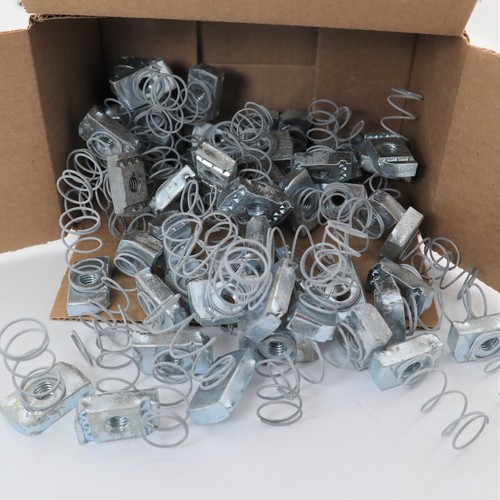 55 Pack Superstrut A100 3/8 Regular Spring Nuts Strut Channel Unistrut ...