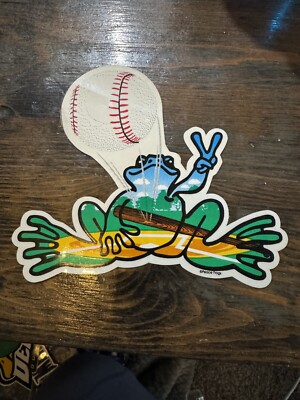 PEACE FROGS BASEBALL STICKER | eBay