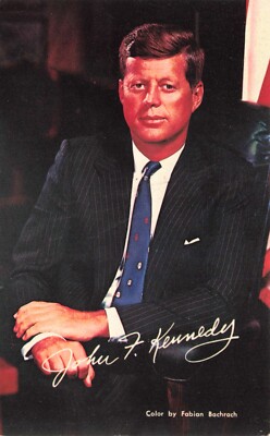 Postcard John F. Kennedy JFK 35th President of the United State DC ...