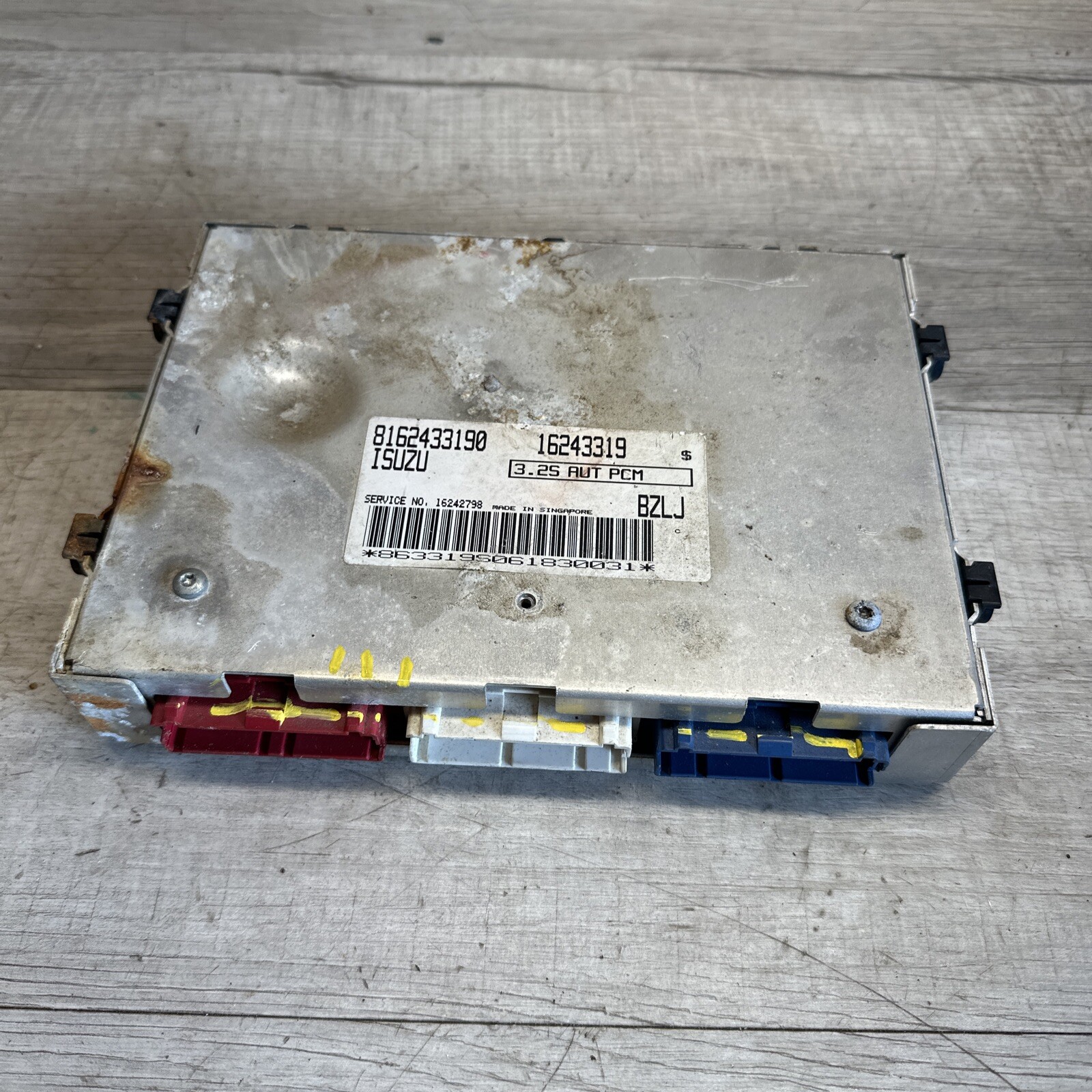 8162433190 I 1996-1997 Isuzu Trooper ECM AT OEM 3.2S AUT PCM Parts Only ...