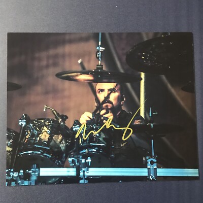 MIKE WENGREN DISTURBED BAND SIGNED 8x10 PHOTO ORIGINAL DRUMMER VERY ...