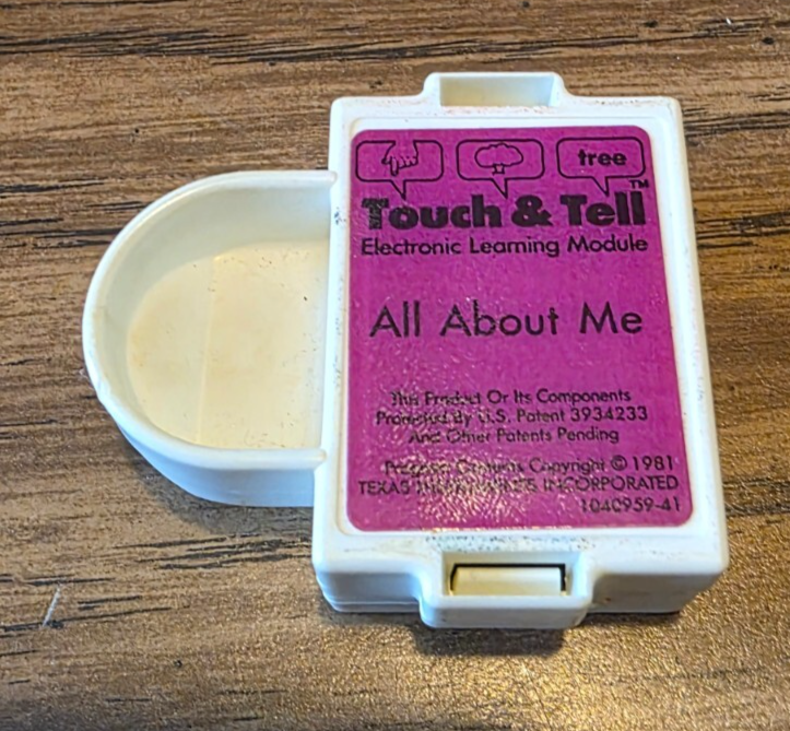 Texas Instrument Vintage 1980's "Touch & Tell" Learning Device plus 3 ...