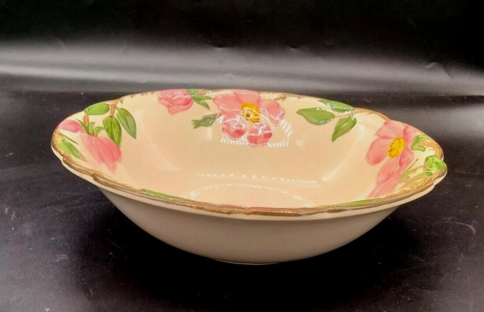 1 FRANCISCAN Desert Rose 9" Round Vegetable Serving Bowl Gladding ...