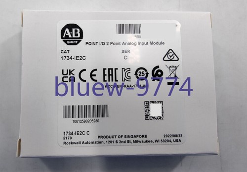 NEW Allen-Bradley 1734-IE2C POINT I/O 2 Point Analog Input Module ...