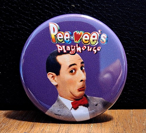 Vintage 80s Pee-Wee Hermans Playhouse T.V Sitcom Button Pin Badge 1.25 ...
