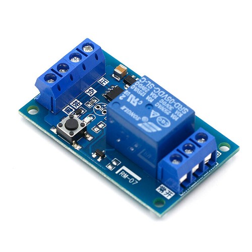 12V Single Bond Button Bistable Relay Module Modified Car Start and ...