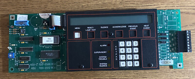 FCI KDU-L Fire Alarm Control Panel Keyboard Display Unit 1120-0569 Rev ...