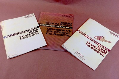 Lot Echo Chainsaw Cs-650Evl Service, Parts, & Operators Manuals Chain Saws | eBay