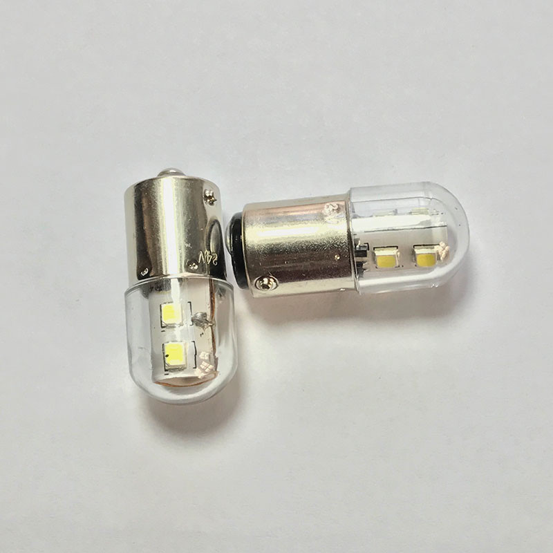 B15 LED Bayonet Indicator Light Bulb 5W 12/24/36/50/220V Single/Double ...