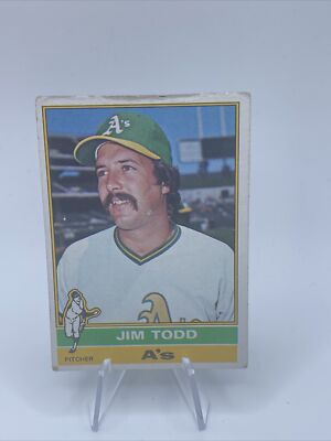 1976 Topps - #221 Jim Todd | eBay