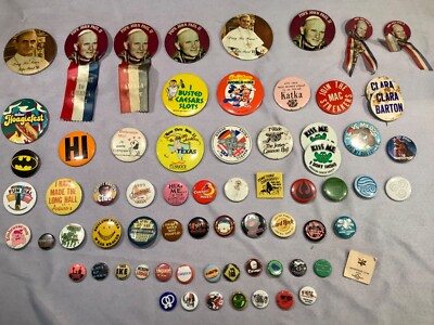 VINTAGE PIN PINBACK BUTTONS: U PICK | eBay