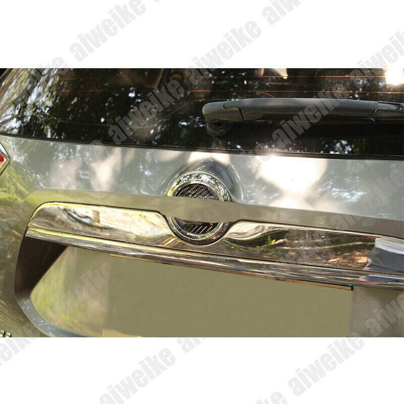 For Nissan Rogue 2014-2020 Car Real Carbon Fiber Car Rear Emblem Badge ...