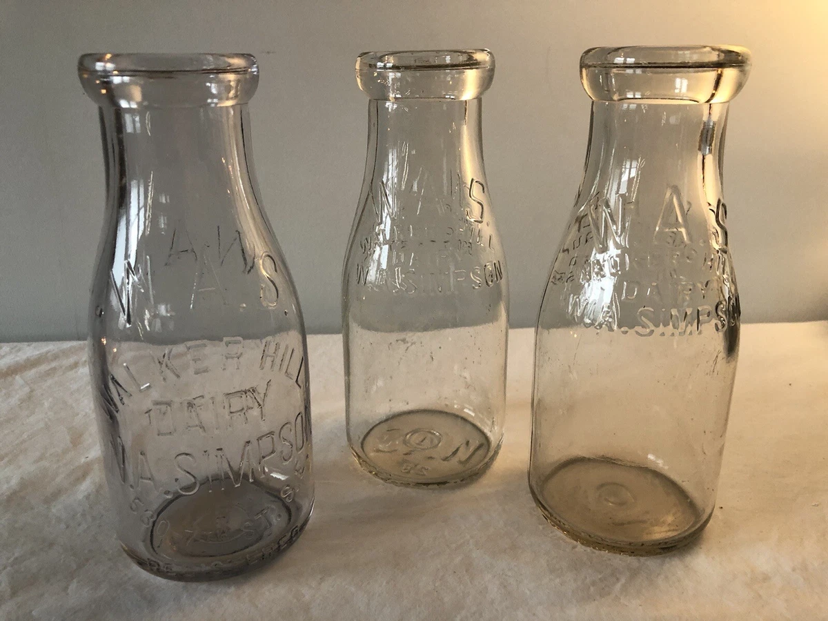 Vintage Milk Bottles On Ebay