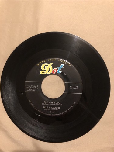 BILLY VAUGHN: The Sundowners / Old Cape Cod, 45 RPM | eBay