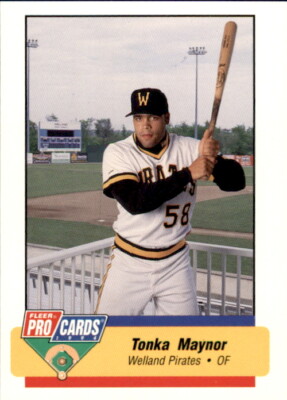 1994 Welland Pirates Fleer/ProCards #3509 Tonka Maynor Pembroke North ...