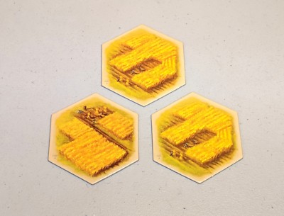 Settlers of Catan hex tiles - 5th edition - Wheat/Field - set of 3 | eBay