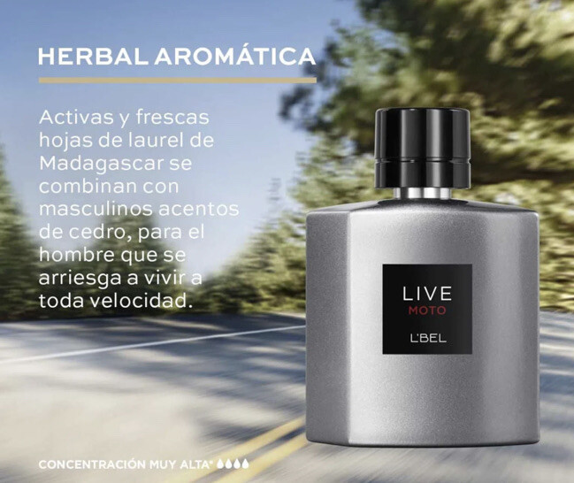 LIVE MOTO by L'bel 3.3oz Perfume for Men lbel esika cyzone | eBay