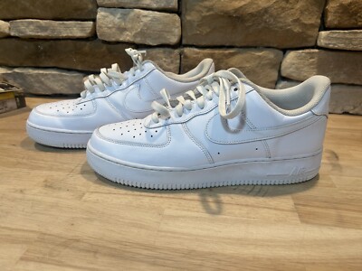 Nike Air Force 1 AF1 Low Triple White Sneakers Shoes CW2288-111 Men's ...