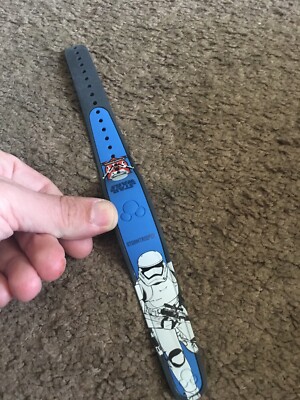 Walt Disney World Magic Band 1.0 Star Wars Stormtrooper Used Blue ...