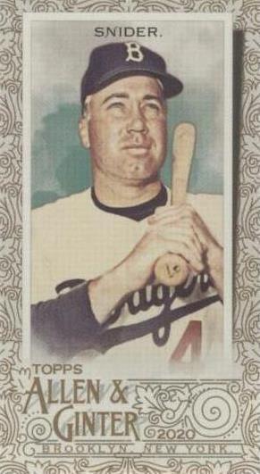2020 Topps Allen & Ginter's - Duke Snider #59 Mini Gold for sale online ...