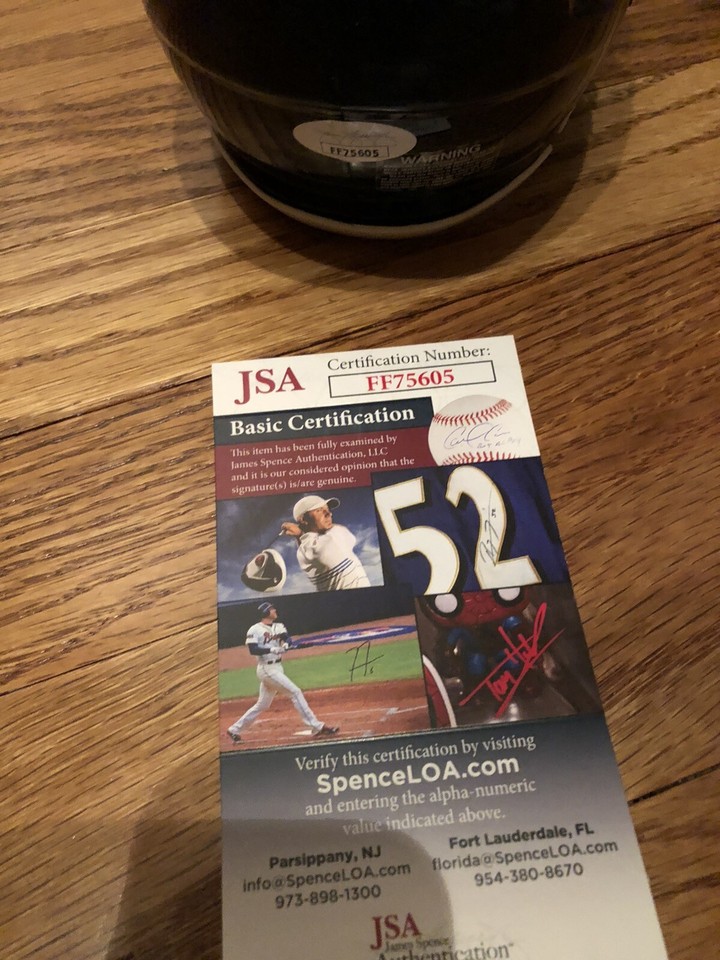 DJ READER Signed HOUSTON TEXANS Helmet DEFENSIVE LINEMAN JSA RARE 3 | eBay