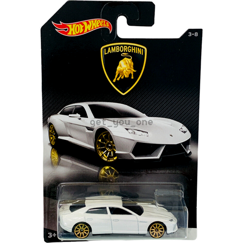 NEW Hot Wheels 2017 Lamborghini Estoque White Car Diecast 1:64 Lambo ...