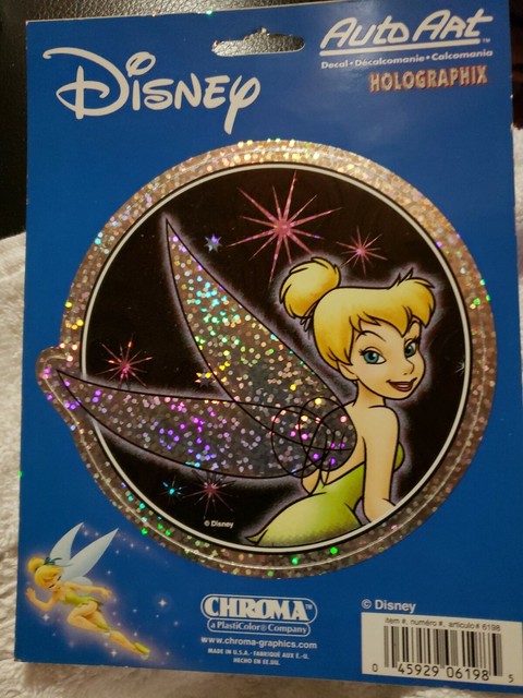 Disney Tinkerbell Tink Holographix Decal Emblem Sticker for Car Truck ...