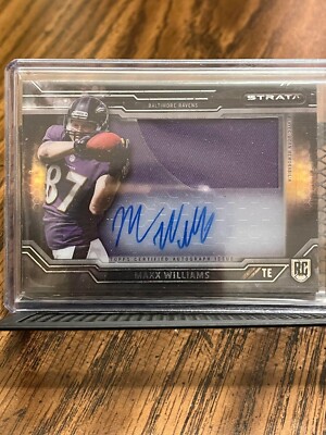 MAXX WILLIAMS 2015 TOPPS STRATA CLEAR CUT ROOKIE JERSEY AUTOGRAPH AUTO ...