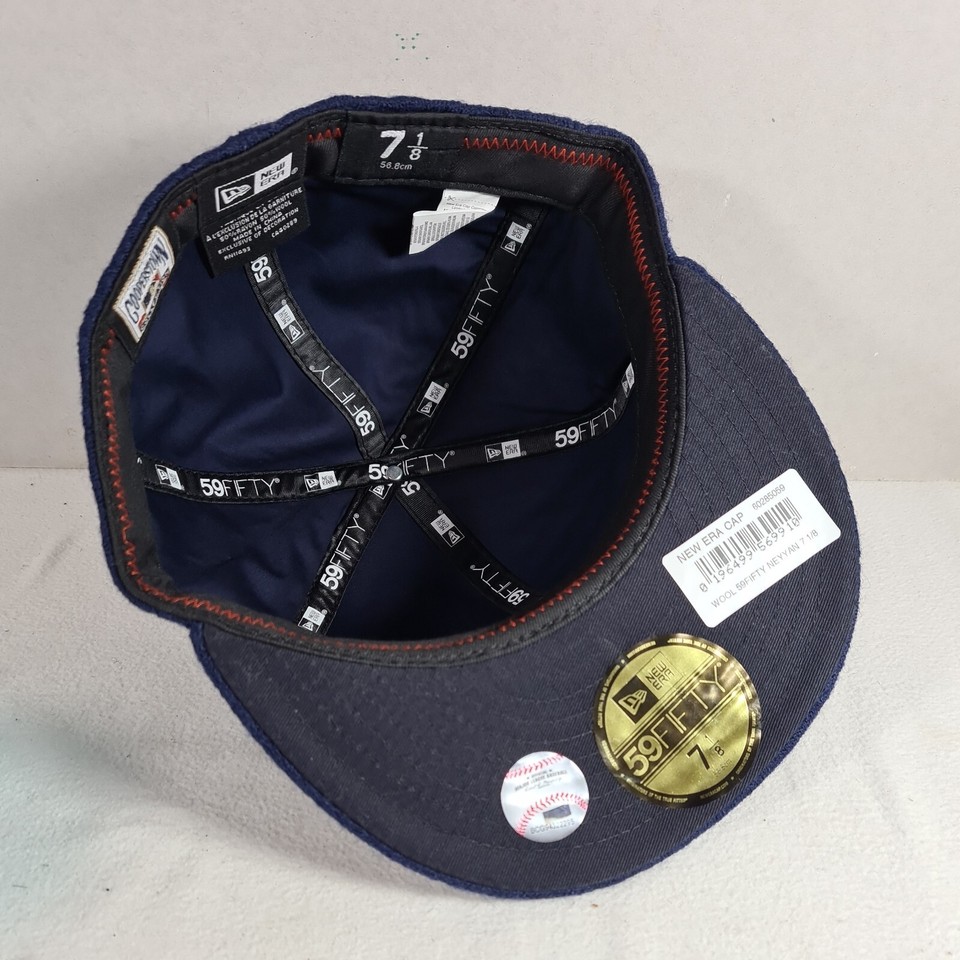New York Yankees Wool Navy 59FIFTY Fitted Cap NEW | eBay UK