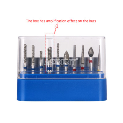 Dental Diamond Bur FG Burs Crown Preparation Anterior Teeth Kit FG-112 ...