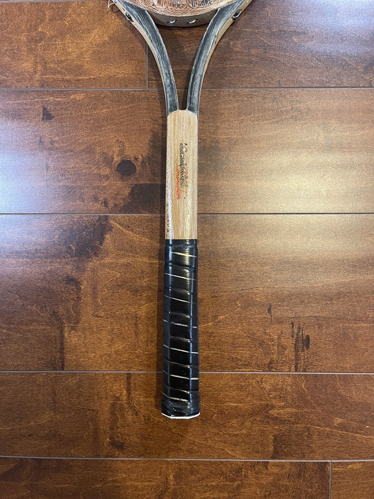Professional Model Laminated Construction Vintage Wood Tennis Racquet ...