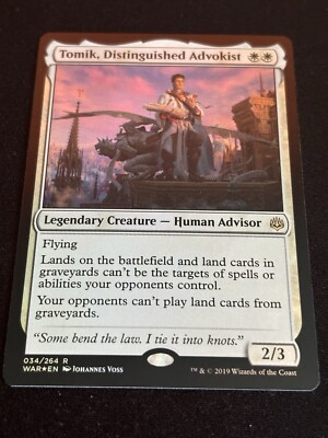 1x Tomik, Distinguished Advokist FOIL - War of the Spark (WAR) Magic ...